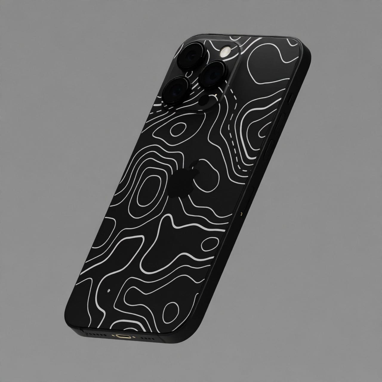 Damascus Black Mobile Skins & Wraps