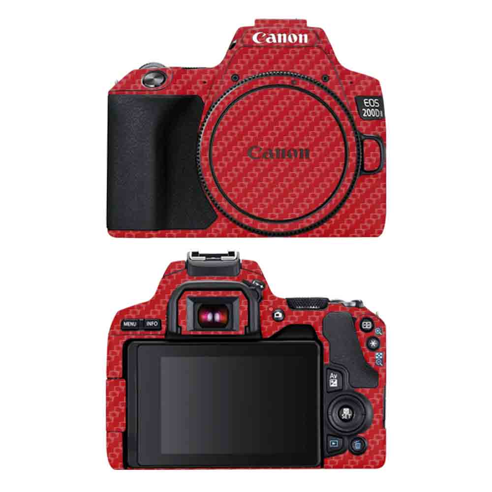 Carbon Red - Canon Camera Skins