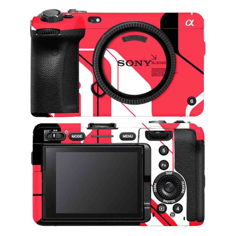 Cyber Red - Sony Camera Skins