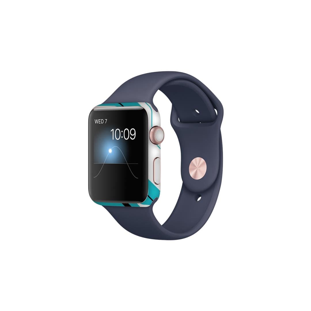 Apple Watch Series Cyber Blue skins