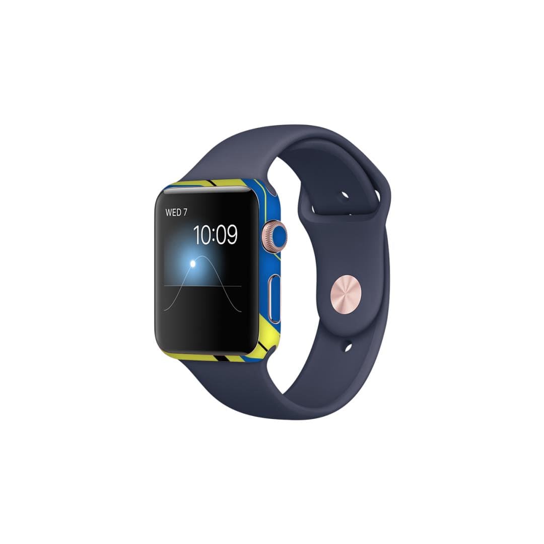 Apple Watch Series Cyber Yellow skins