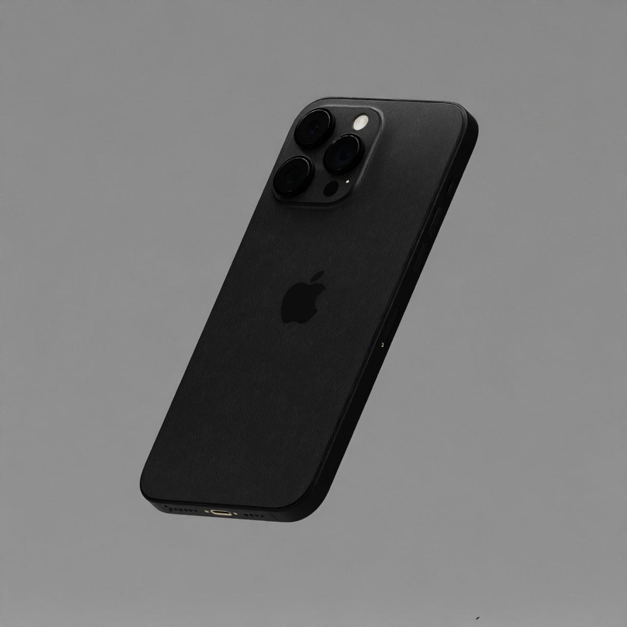 Black Leather Mobile Skins & Wraps